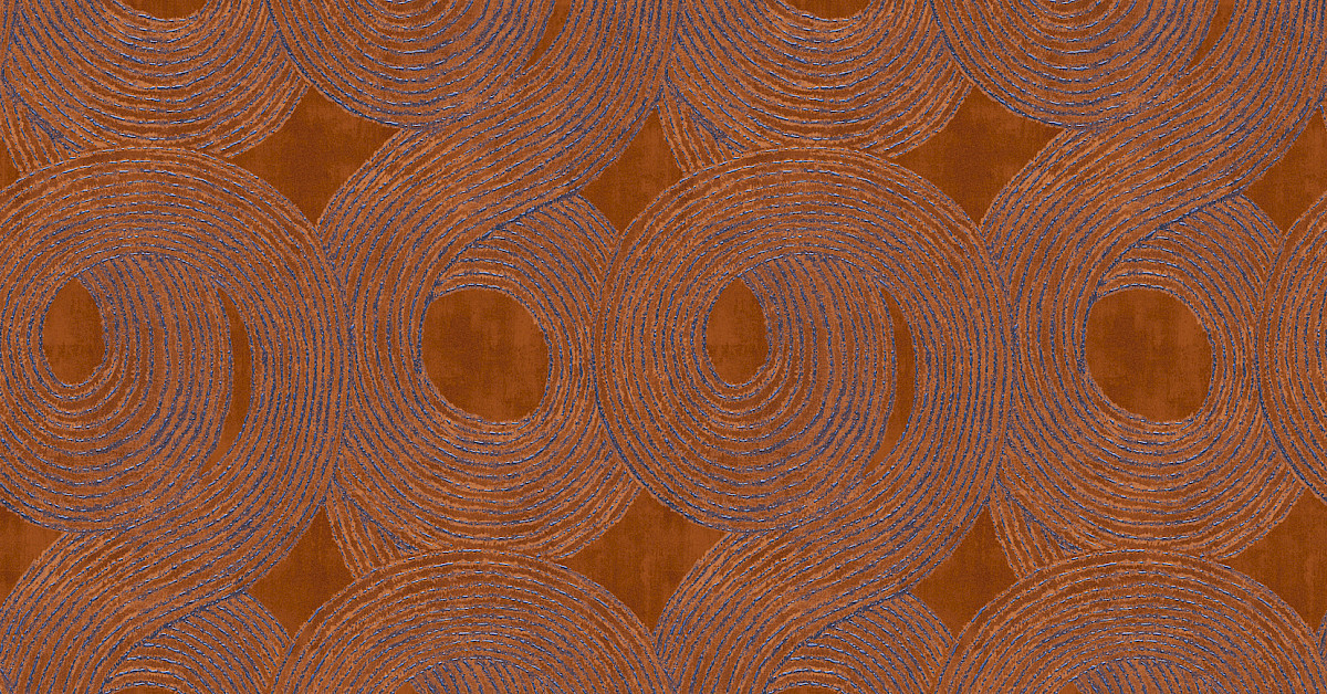 Oranje behang | Khrôma by Masureel